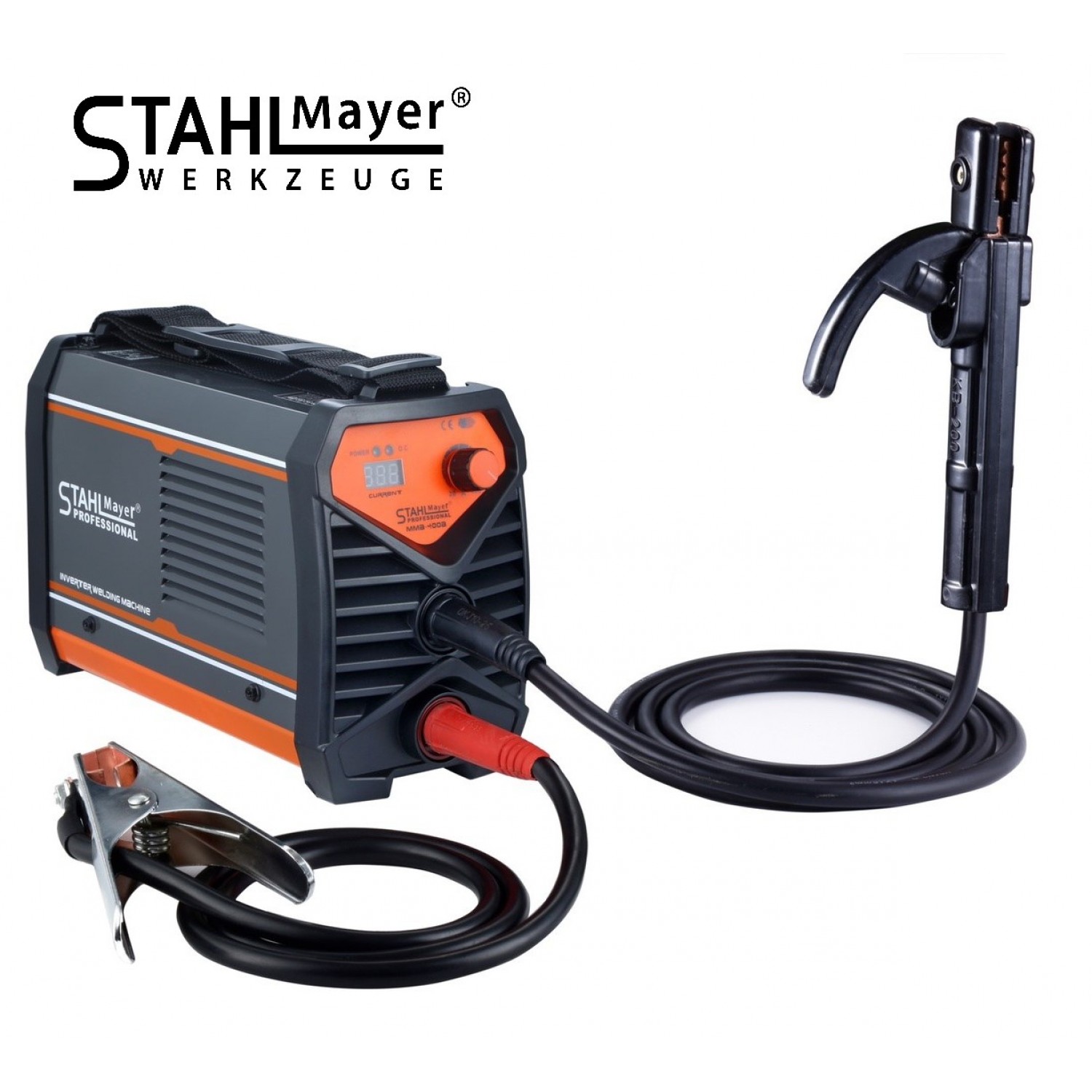 APARAT DE SUDURA CU INVERTOR ELECTRIC PROFESIONAL STAHLMAYER 400A-PRO CU AFIȘAJ